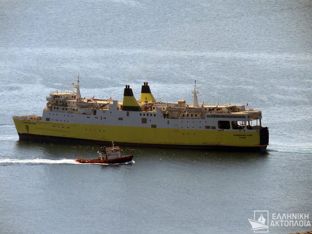 Ολοκλήρωσε τον δεξαμενισμό του το EUROPEAN STAR - Ελληνική Ακτοπλοϊα